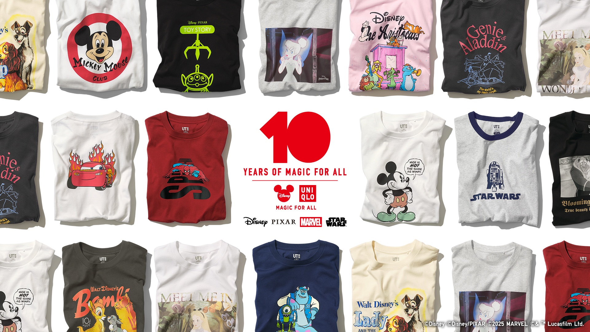 Uniqlo and Disney Celebrate 10 Years of MAGIC FOR ALL